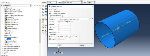 Coupled Thermal-Stress Analysis and Expansion Joints in Abaqus